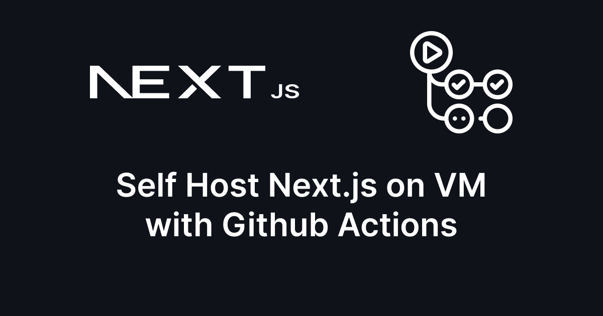 Self Hosting Nextjs On Ubuntu Vm With Github Actions For Automatic 2200